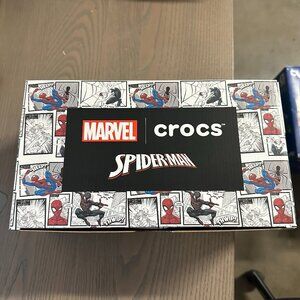 CROCS | Shoes | Crocs Kids Team Spiderman All Terrain Clogs Navy Size ...